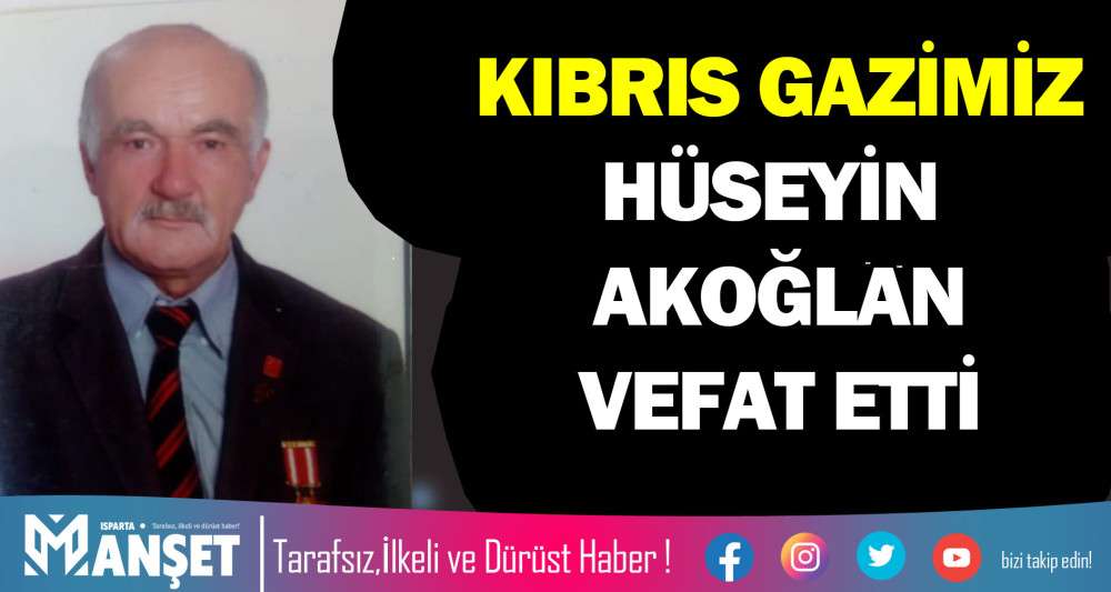 KIBRIS GAZİMİZ VEFAT ETTİ haberi